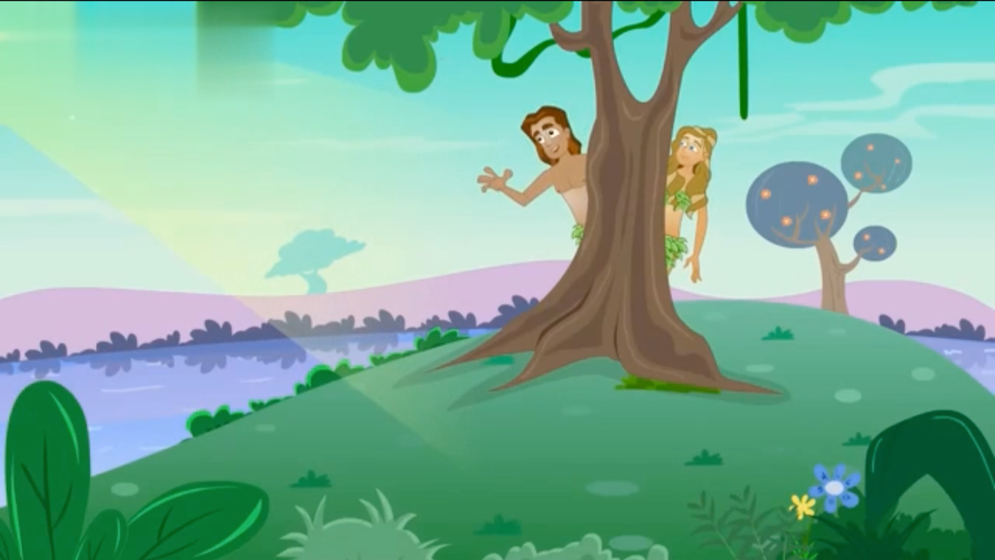 Adam And Eve Cartoon Adam Eve Stock Illustrations – 1,076 Adam Eve